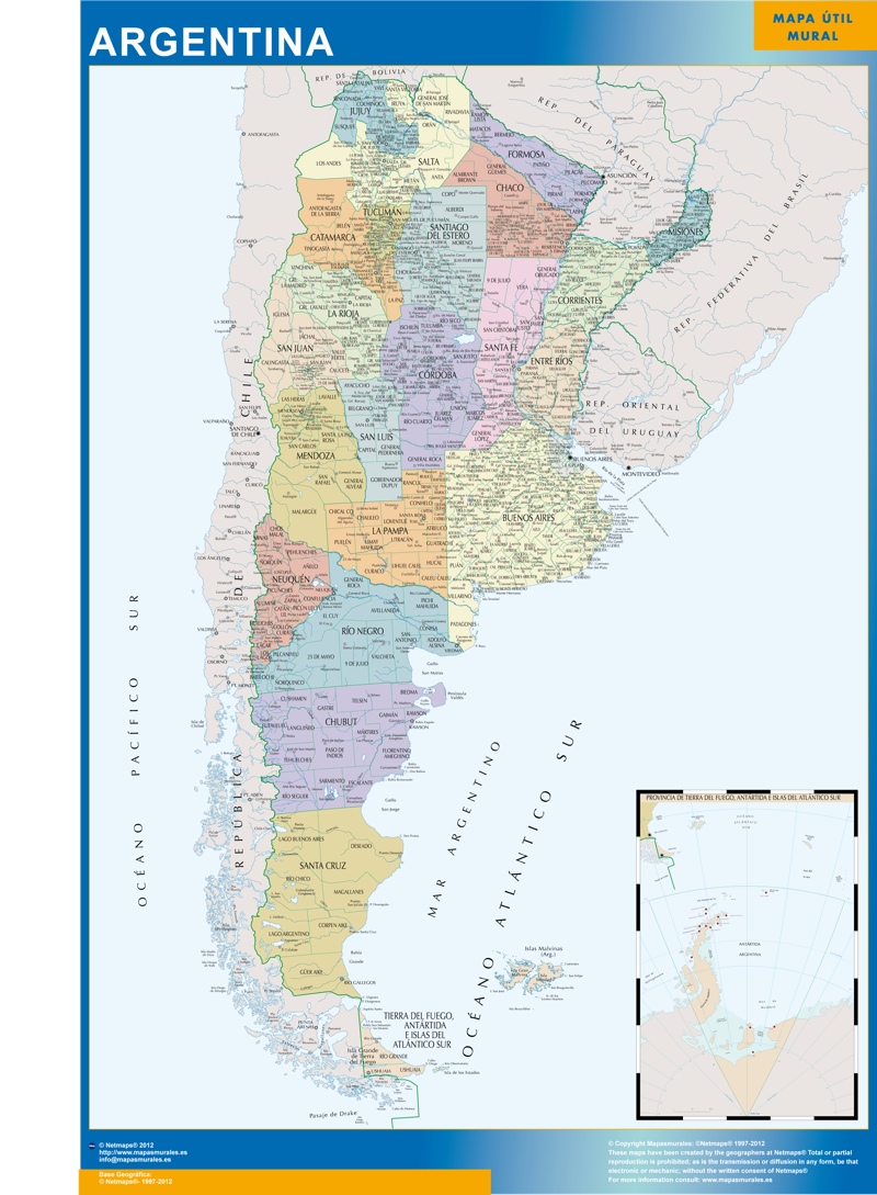Mapa Argentina gigante. Mapas México grandes | Mapas Gigantes para ...