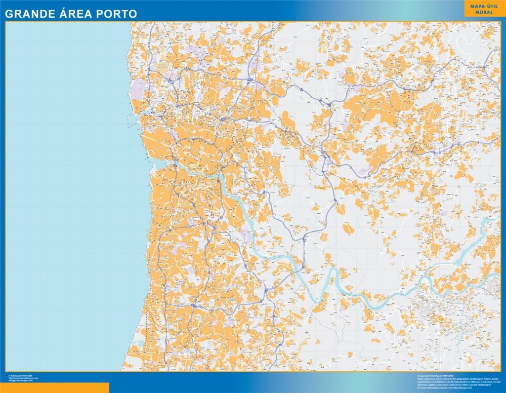 Mapas de Portugal | Mapas Gigantes para Mexico y el mundo de pared murales
